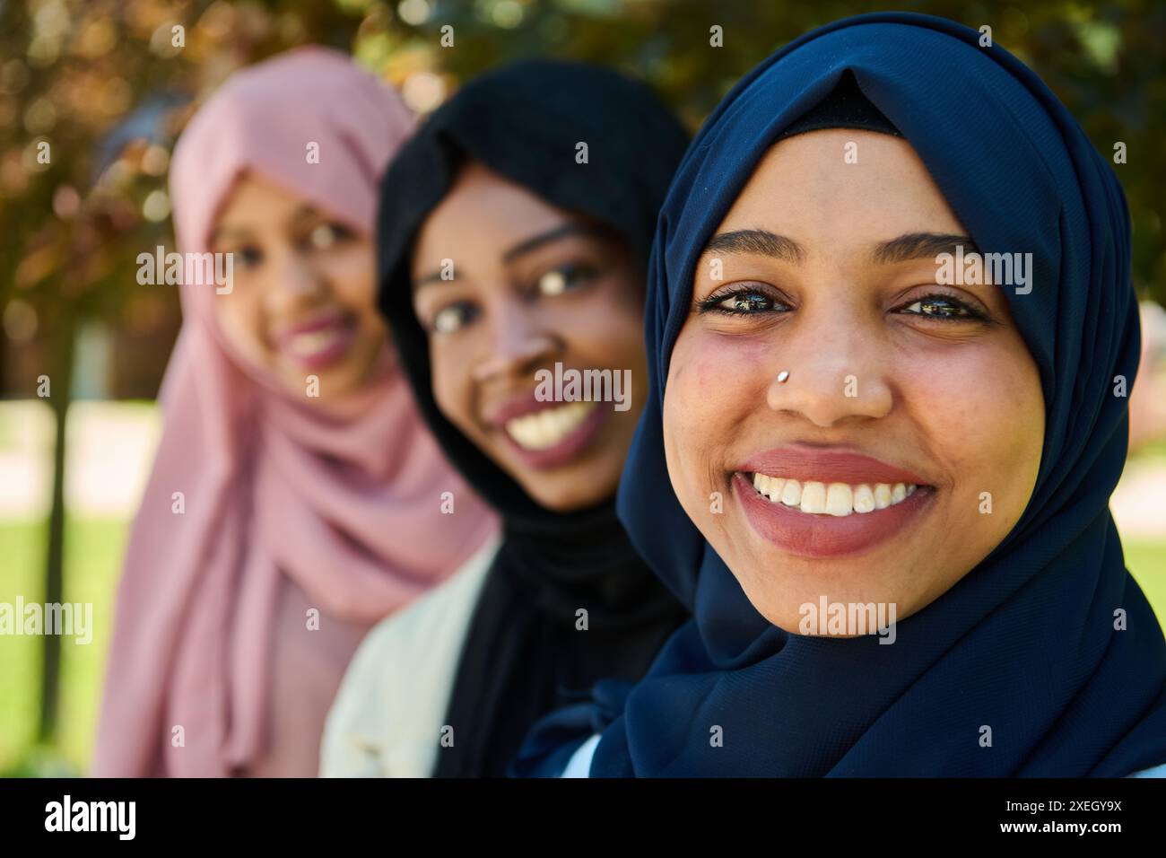 Sisterhood Snapshot: Middle Eastern Muslim Women in Hijab Capturing ...