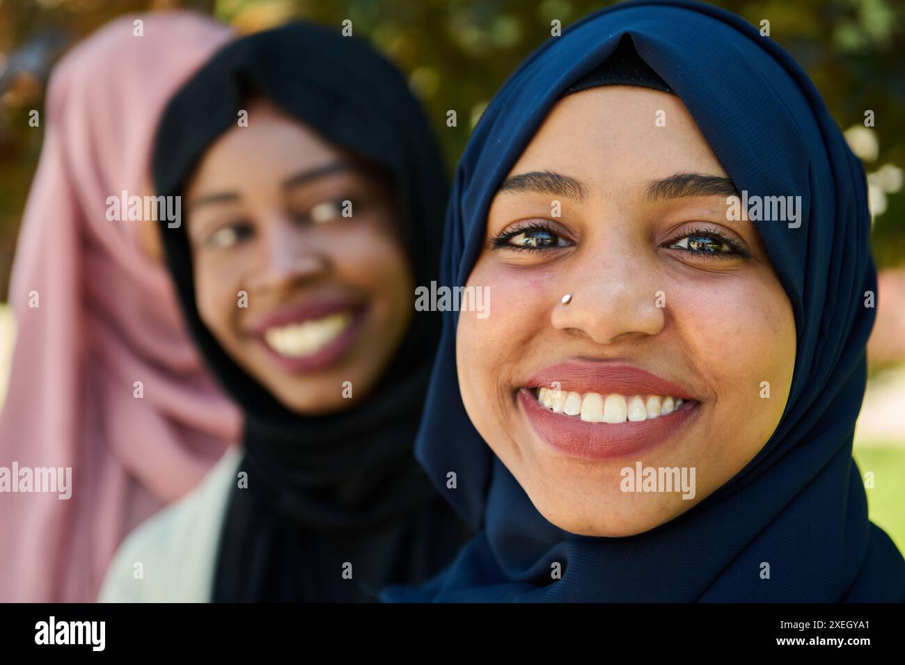 Sisterhood Snapshot: Middle Eastern Muslim Women in Hijab Capturing ...