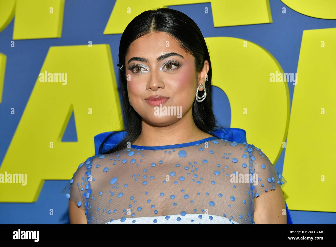 Kuhoo Verma attends the Amazon MGM Studios premiere of "Space Cadet" at ...