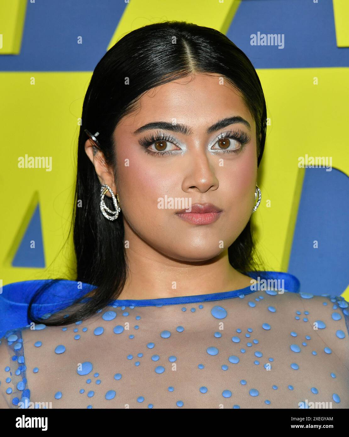 Kuhoo Verma attends the Amazon MGM Studios premiere of "Space Cadet" at ...