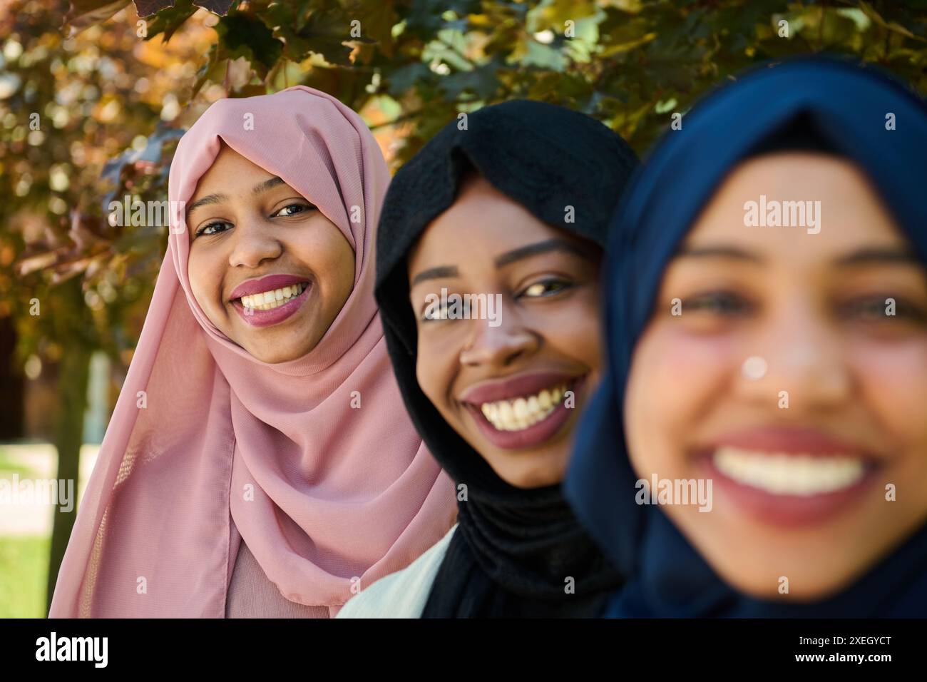 Sisterhood Snapshot: Middle Eastern Muslim Women in Hijab Capturing ...