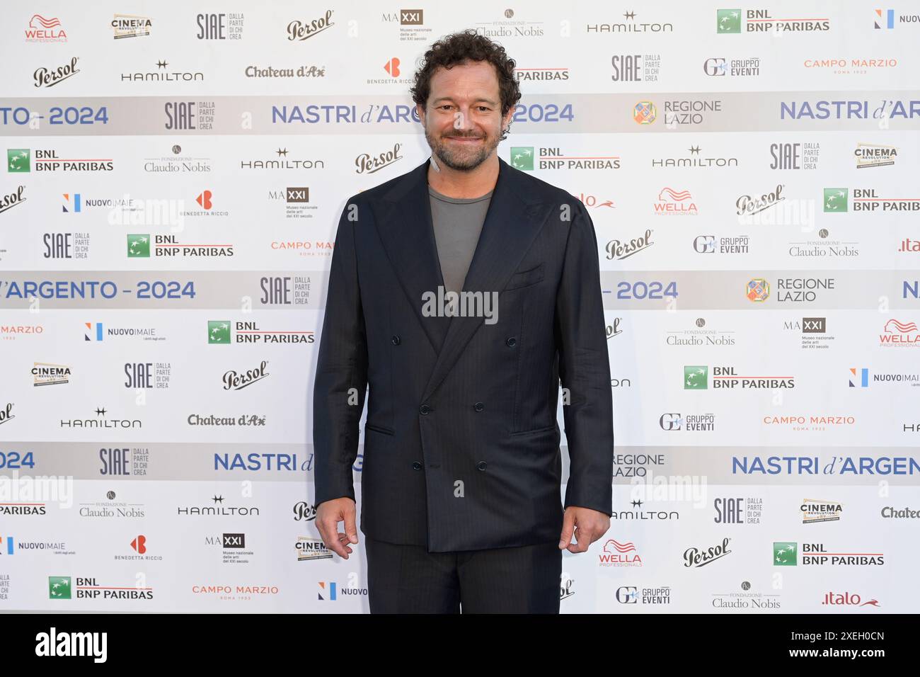 Rome, Italy. 27th June, 2024. Brando De Sica attends the blu carpet of ...