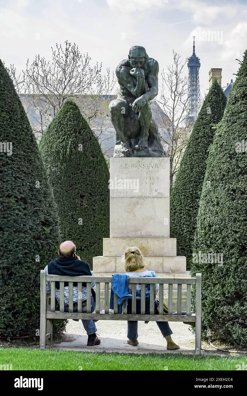 Thinker auguste rodin paris hi-res stock photography and images - Alamy