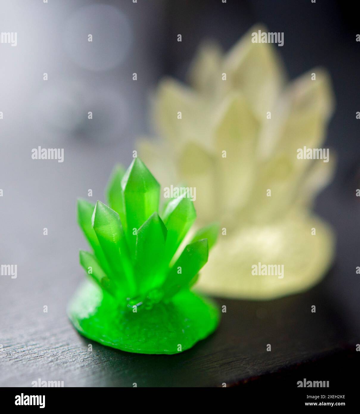 Detailed models in the form of crystals printed on 3D printer from ...