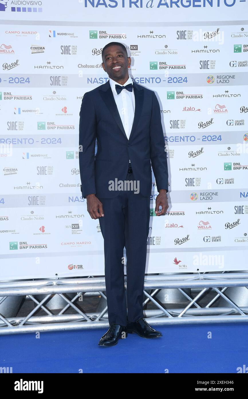 Rome, Maxxi Nastri d'Argento 2024 Museum, In the photo: Yonv Joseph ...