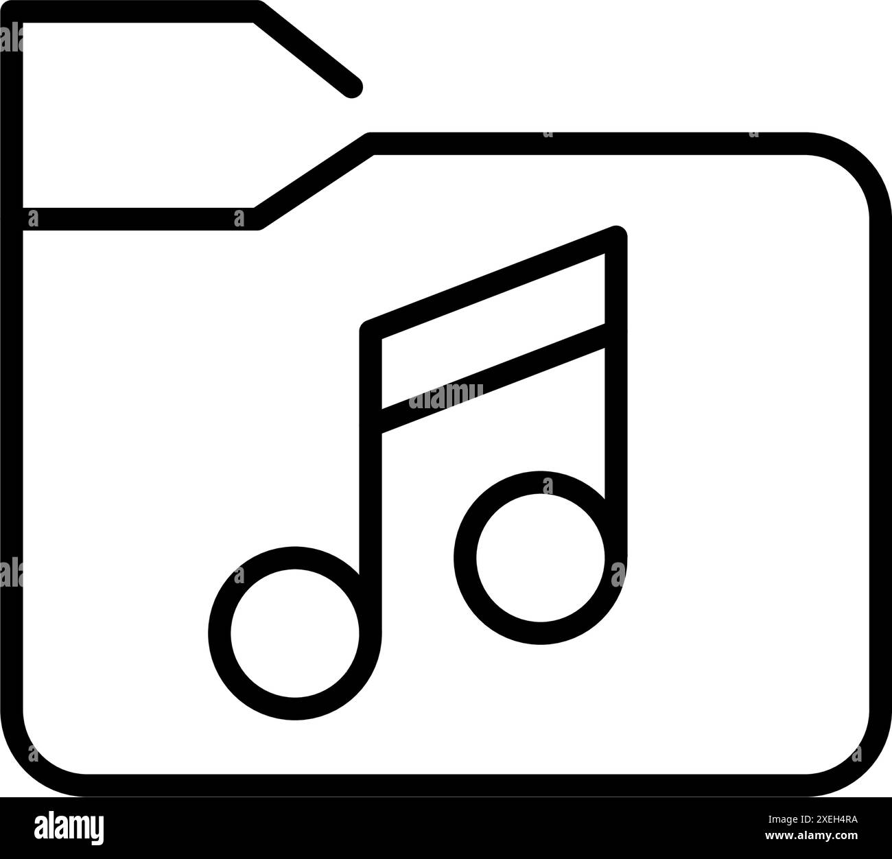 Dj music folder icon Stock Vector Images - Alamy