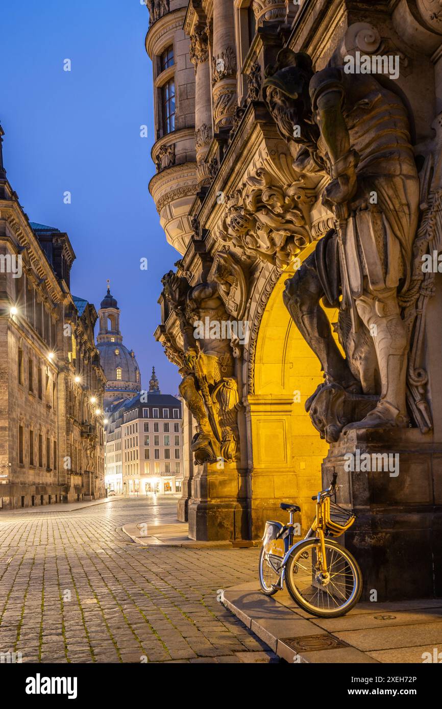 Historic old town, with buildings and streets from the Baroque period ...