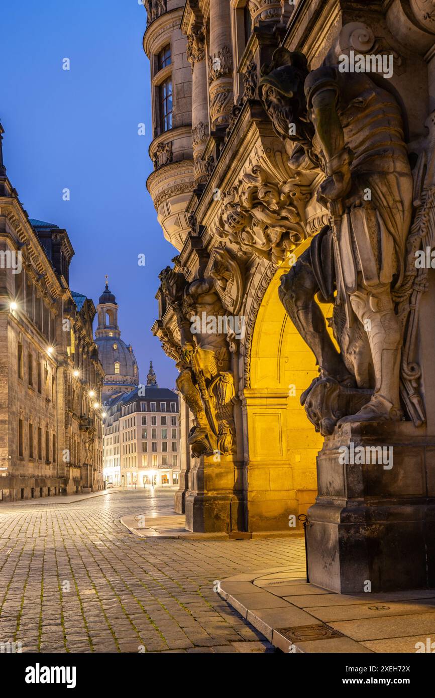 Historic old town, with buildings and streets from the Baroque period ...
