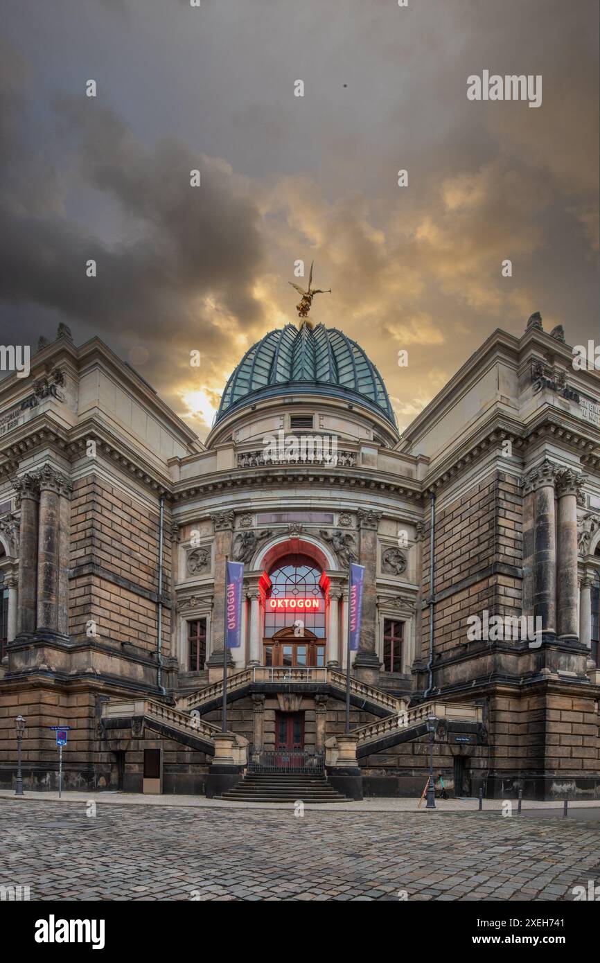 Historic old town, with buildings and streets from the Baroque period ...