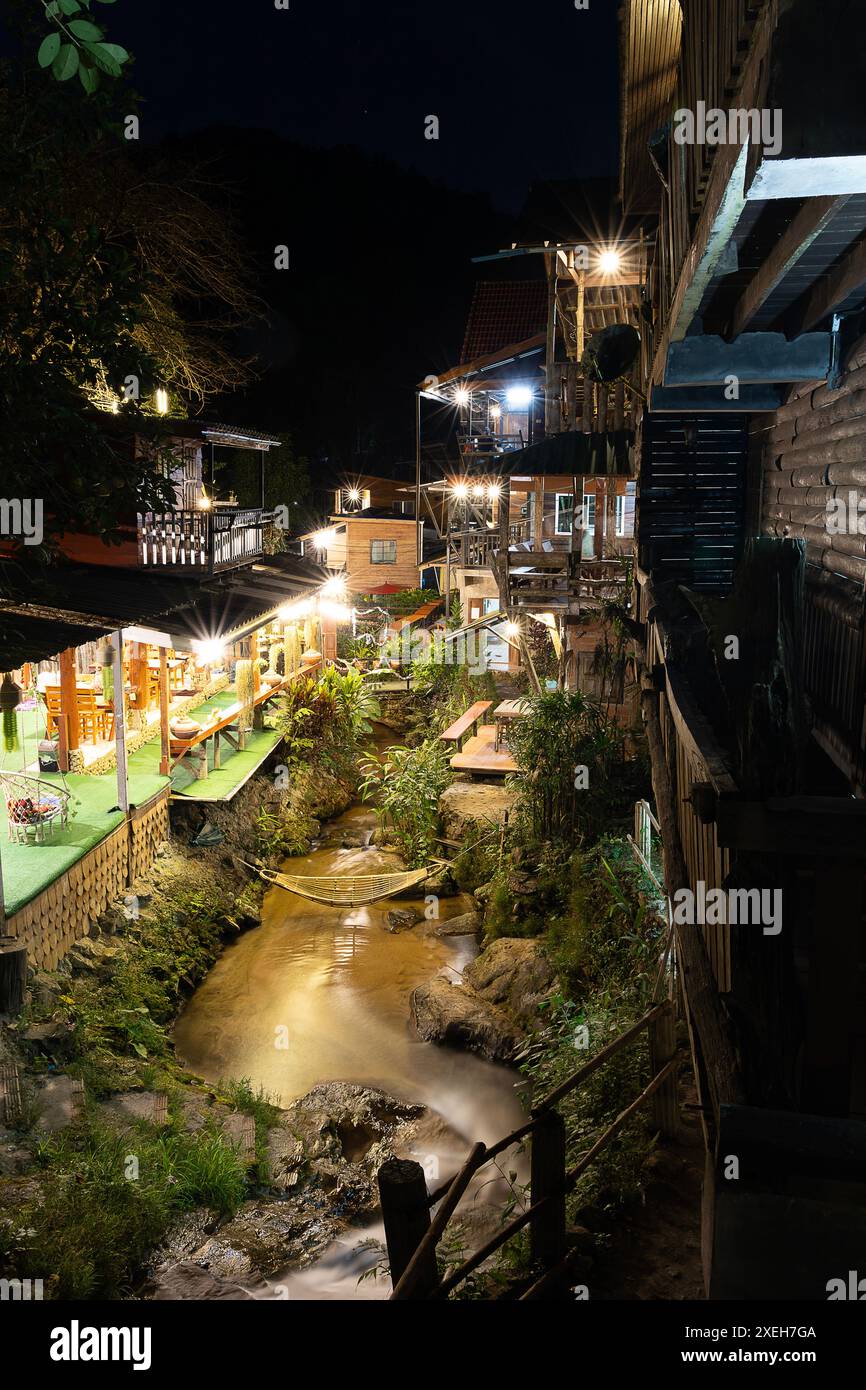 Night view of the picturesque village hi-res stock photography and ...