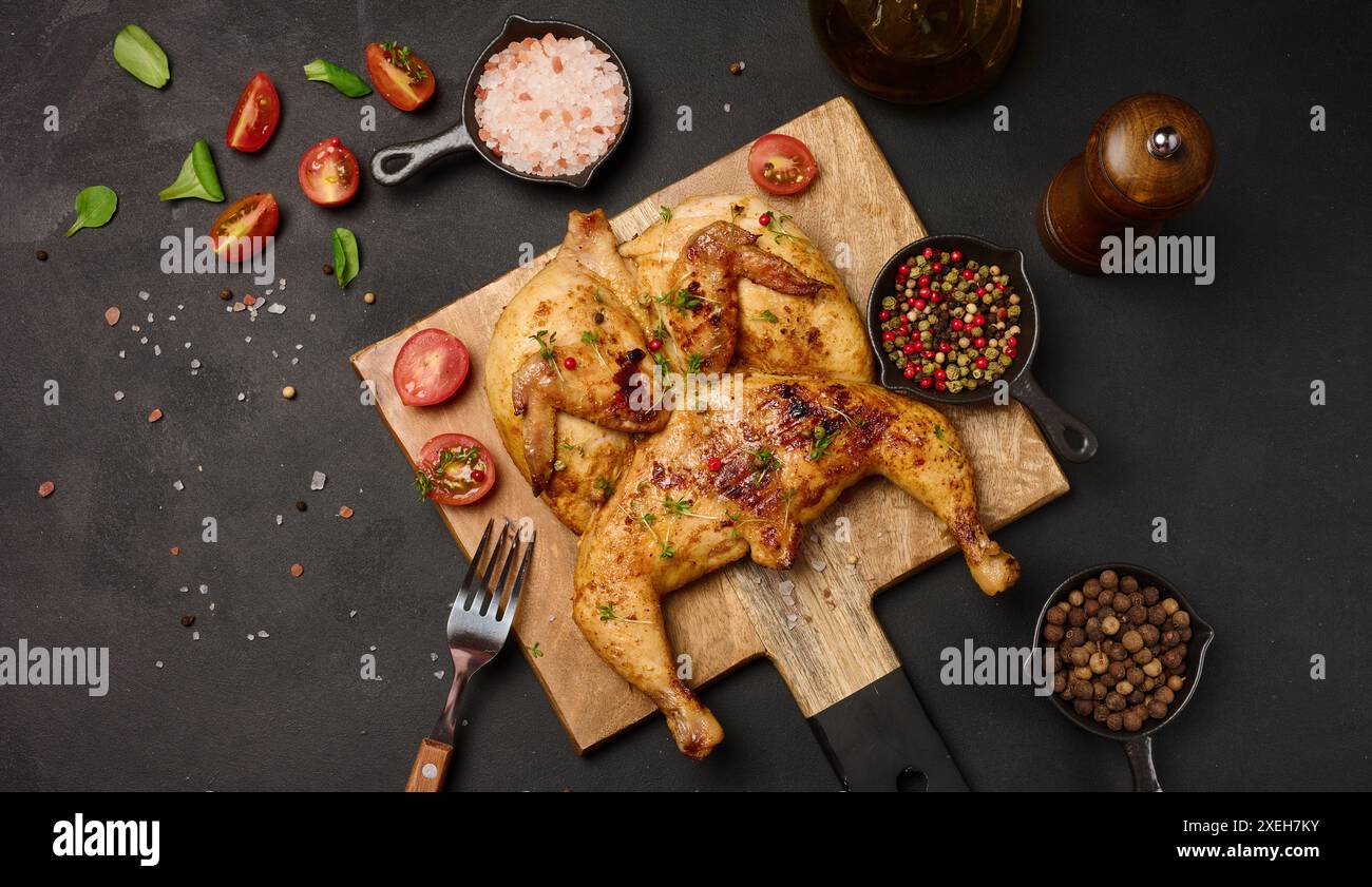 Whole fried chicken spices hi-res stock photography and images - Alamy