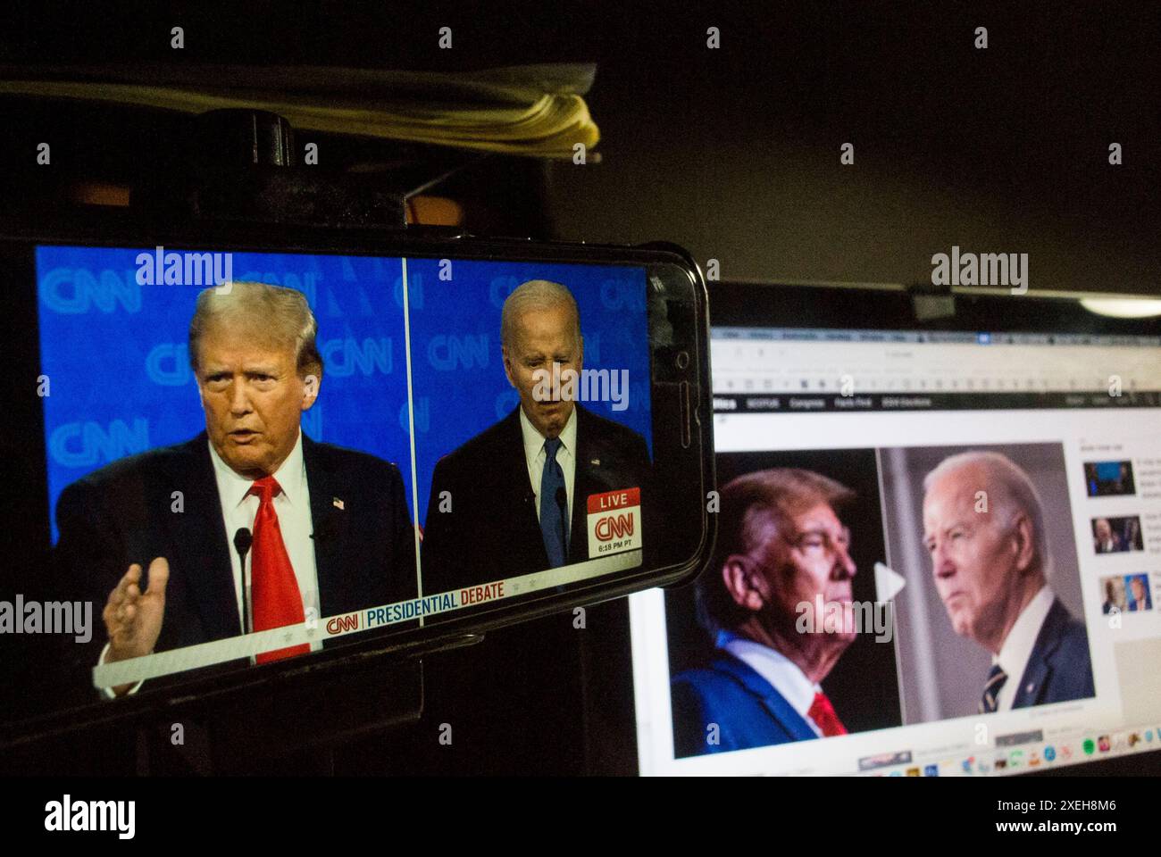 June 27, 2024, New York City, New York, U.S: American President Joe ...