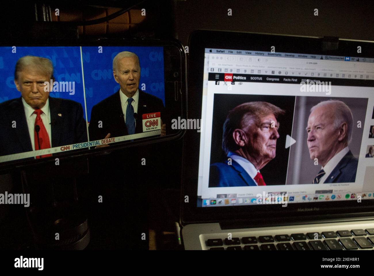June 27, 2024, New York City, New York, U.S: American President Joe ...