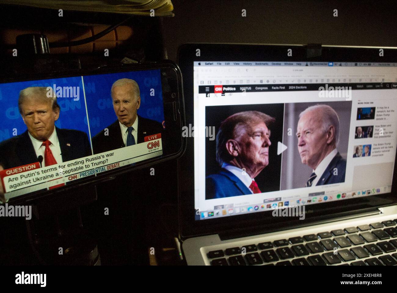 June 27, 2024, New York City, New York, U.S: American President Joe ...