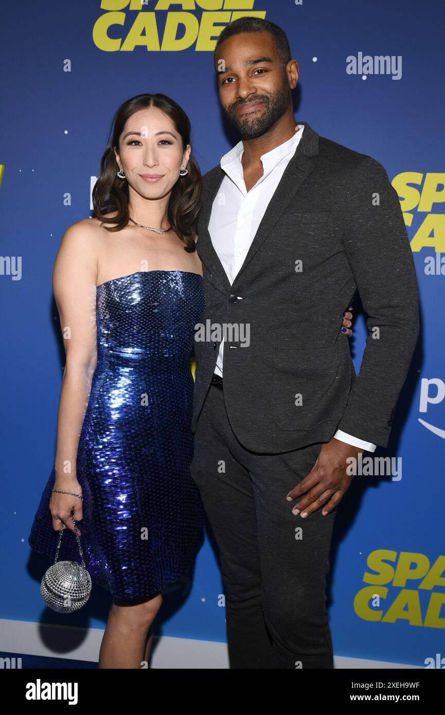 New York, USA. 27th June, 2024. (L-R) Josephine Huang and Bo Pratt ...