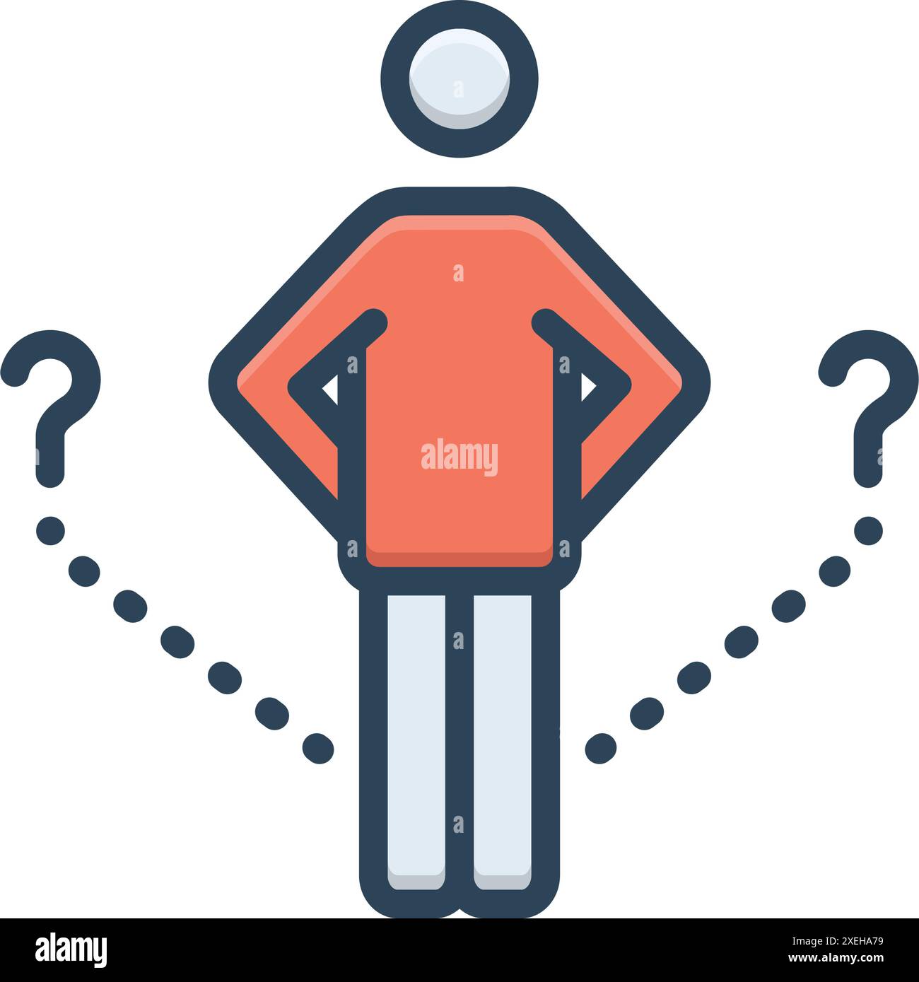 Icon for doubt,scepticism Stock Vector Image & Art - Alamy
