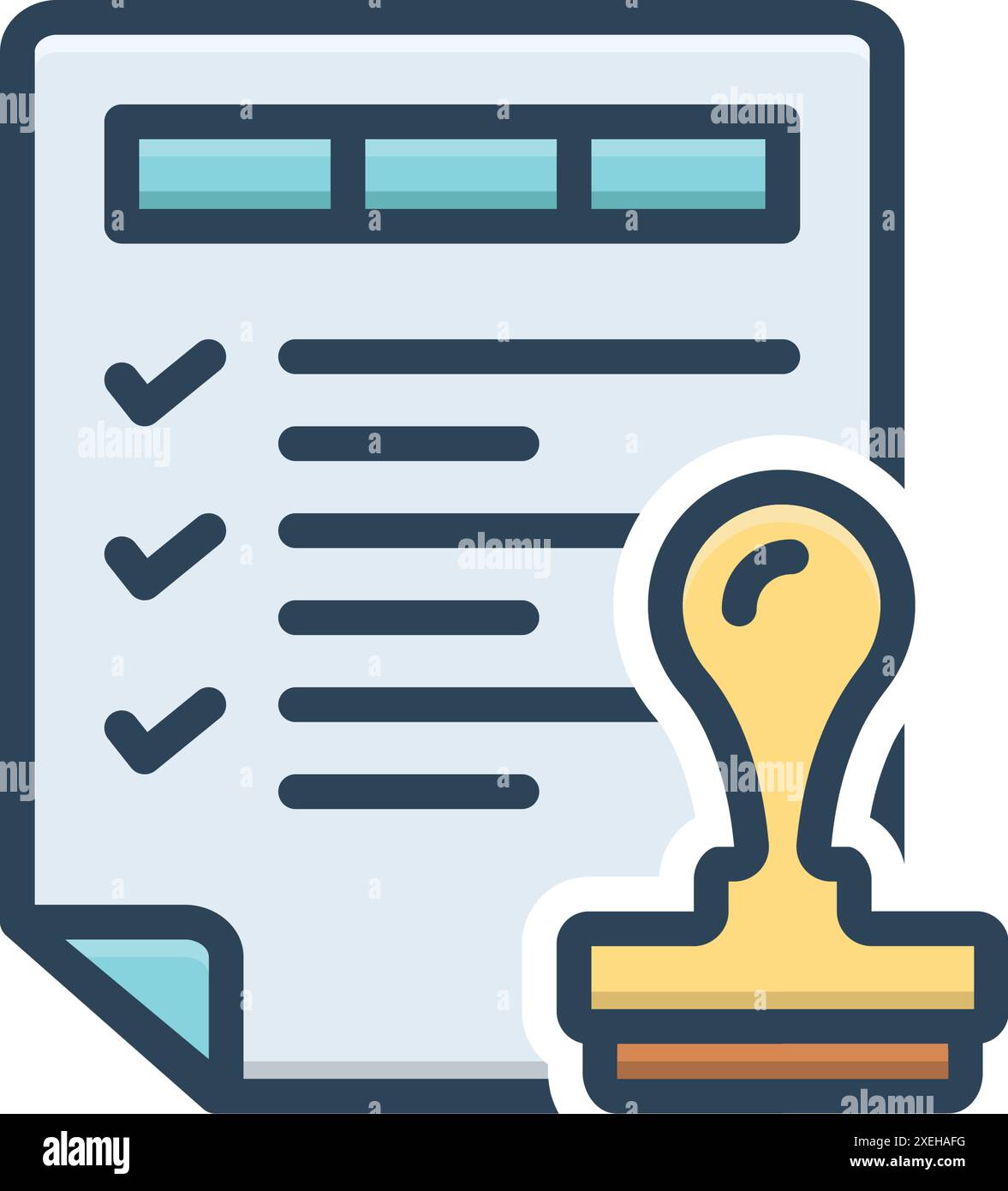 Icon for custom,approve Stock Vector Image & Art - Alamy