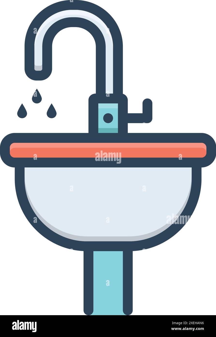 Icon for sink,washbasin Stock Vector Image & Art - Alamy
