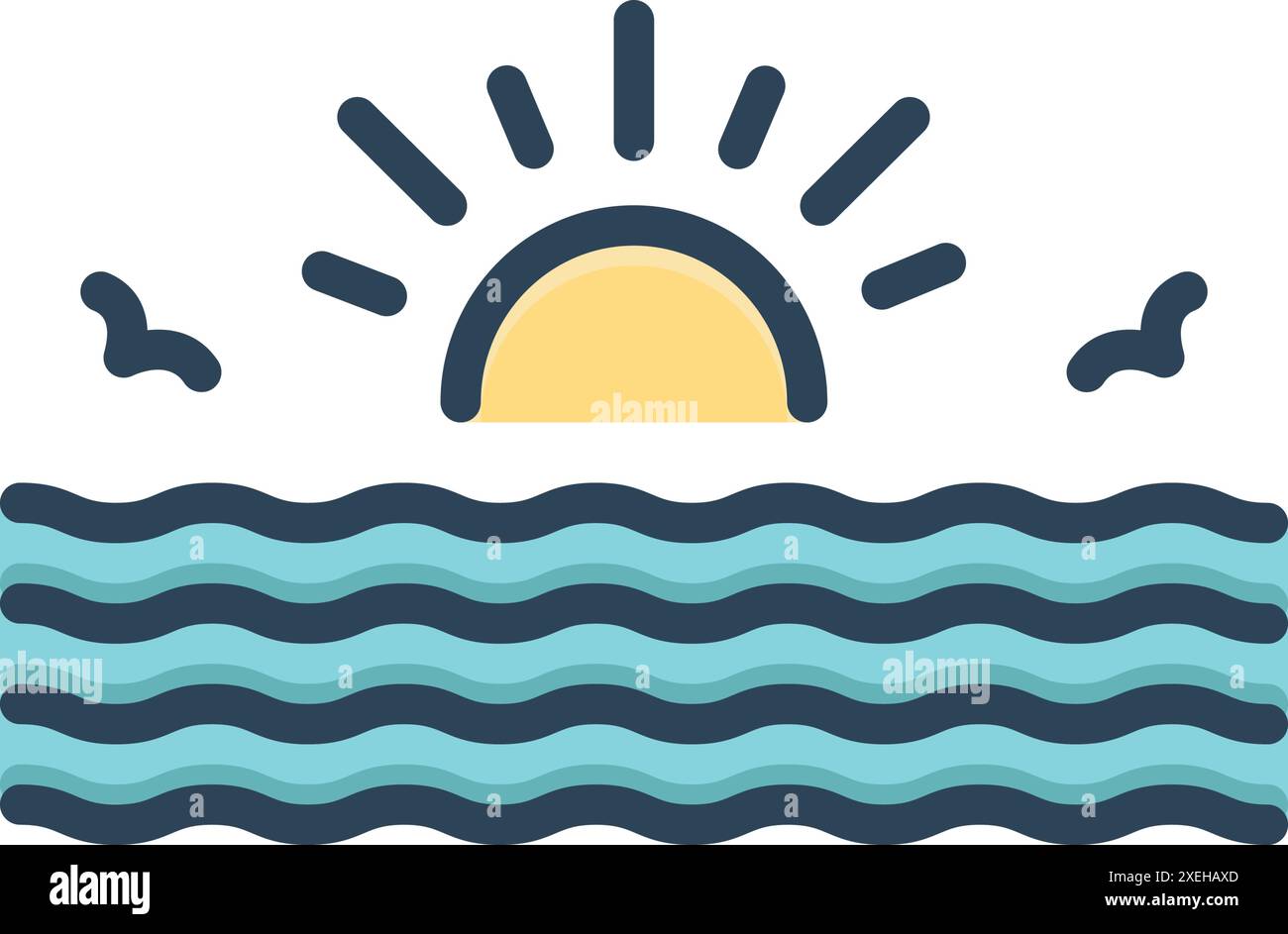 Icon for rise,sunrise Stock Vector Image & Art - Alamy