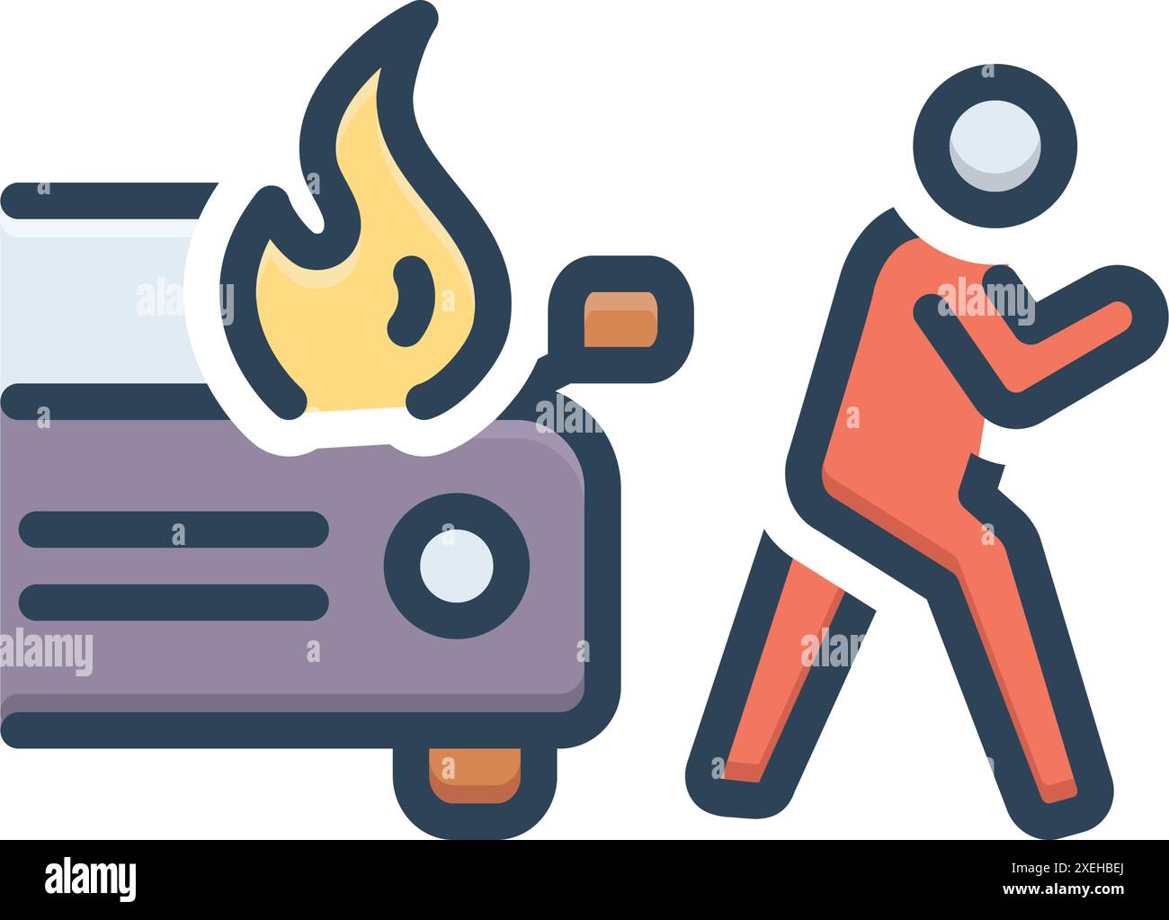 Icon for sudden,unexpected Stock Vector Image & Art - Alamy