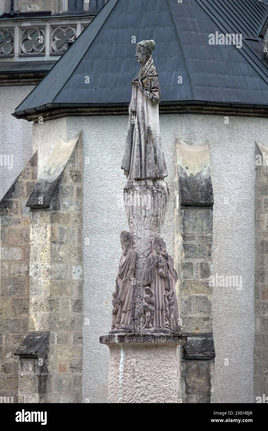 Statue at Admont Abbey Stock Photo - Alamy