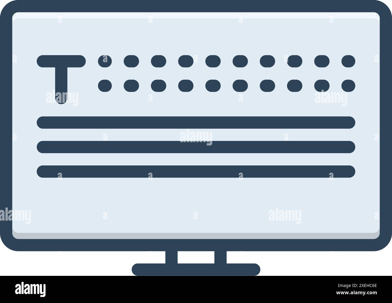 Monitor type Stock Vector Images - Alamy