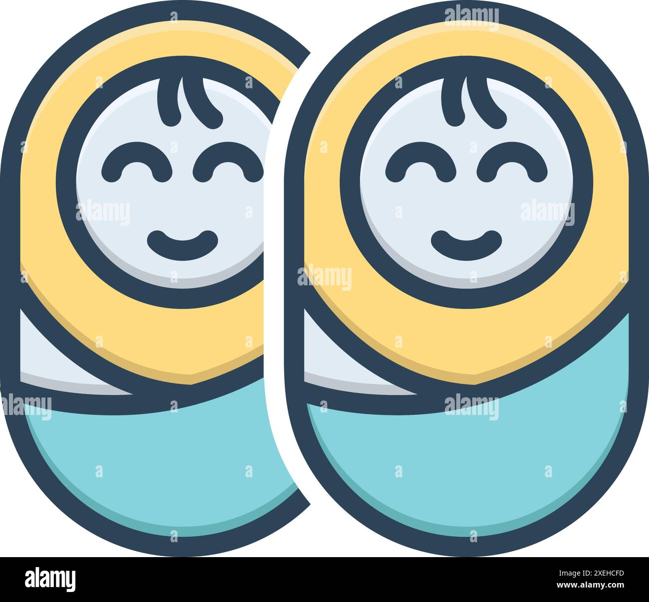 Icon for twin,dual,double Stock Vector Image & Art - Alamy