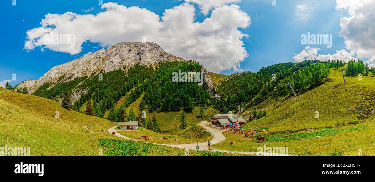 Landscape Scenery, Mountain Jenner, Route Mitterkaseralm. Hiking in the ...