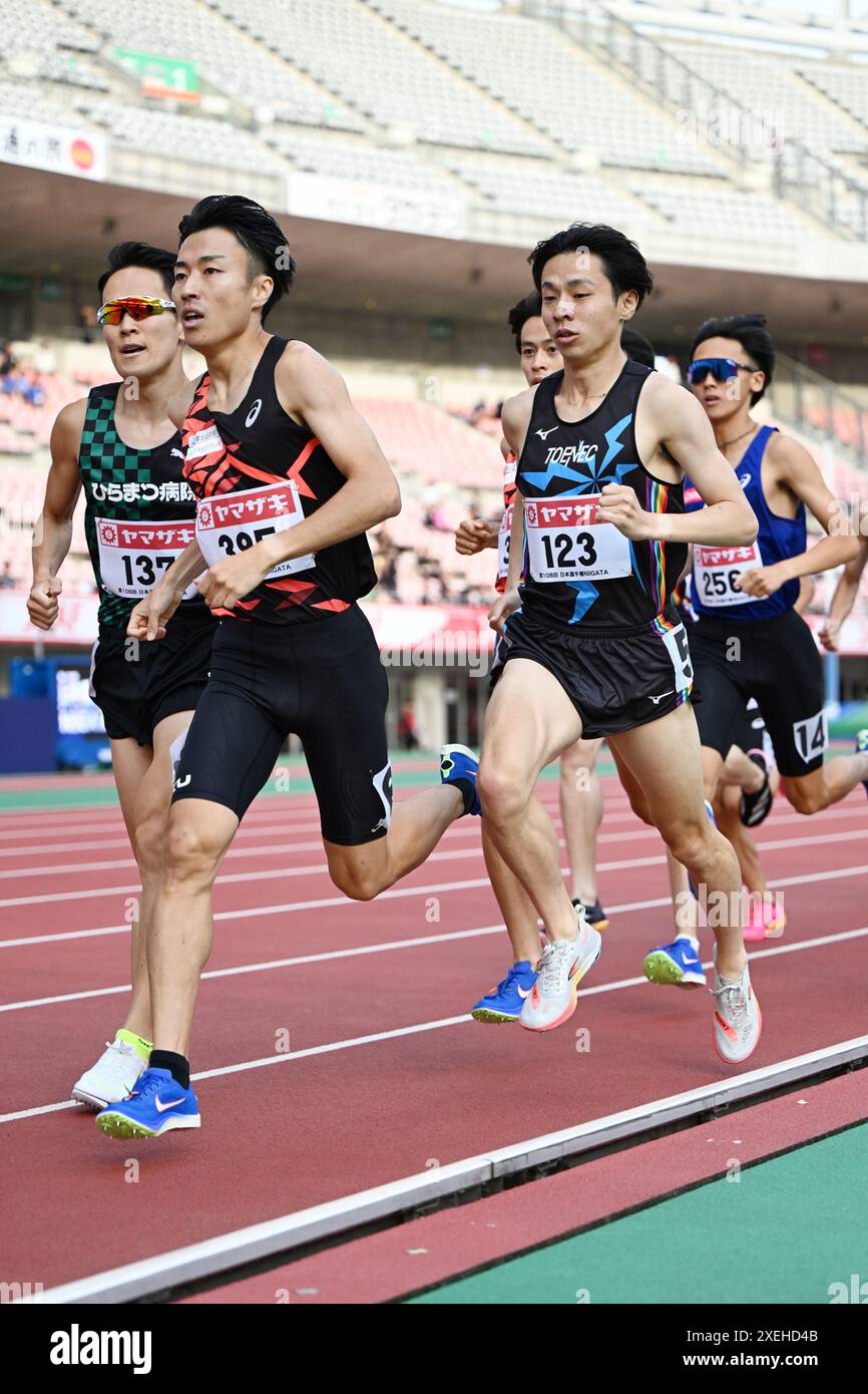 (L-R) Masato Saiki, Yudai Noguchi, JUNE 27, 2024 - Athletics : The 108th Japan Track & Field ...