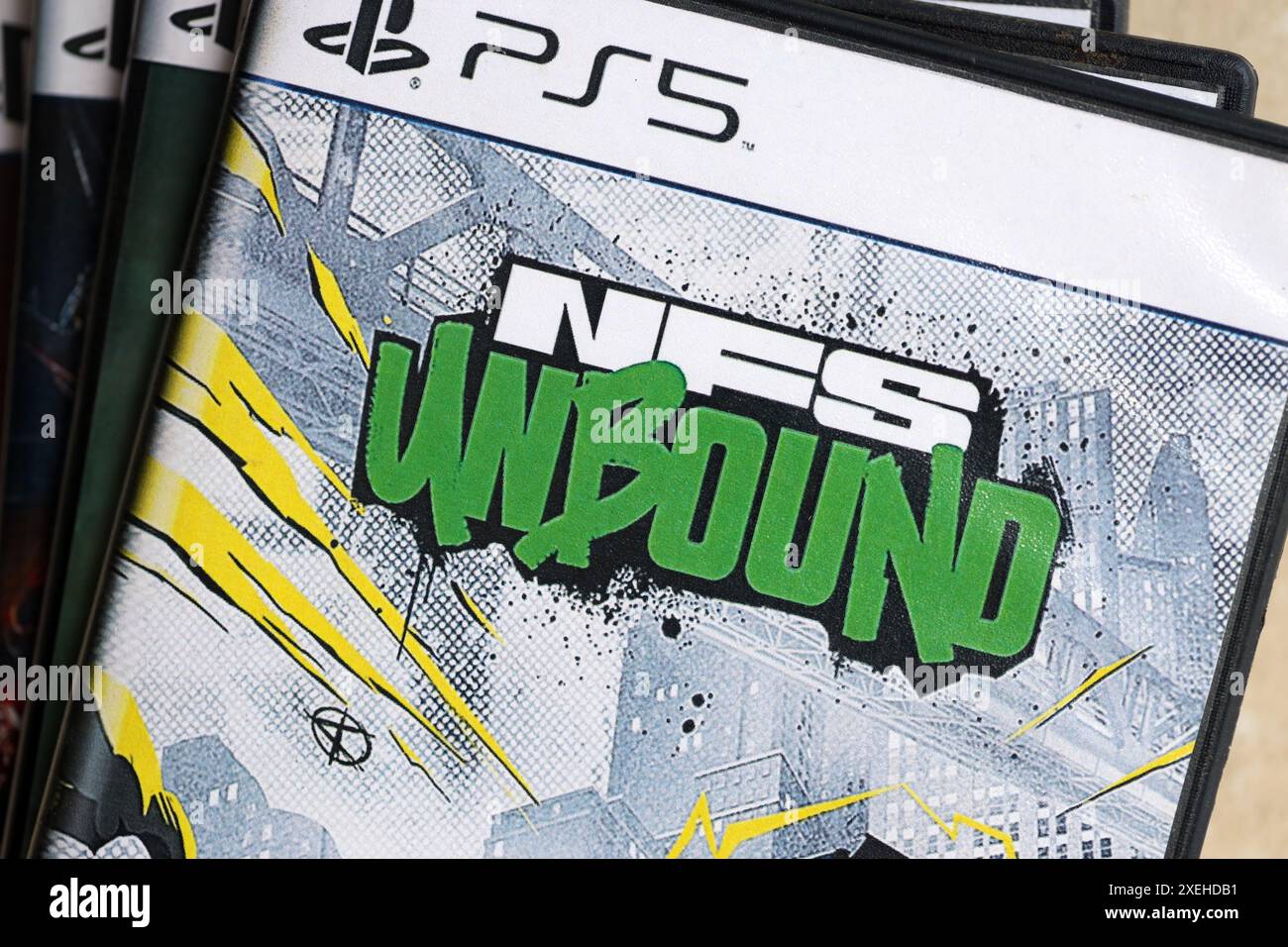 KYIV, UKRAINE - JUNE 26, 2024 Need For Speed Unbound PS5 video game ...