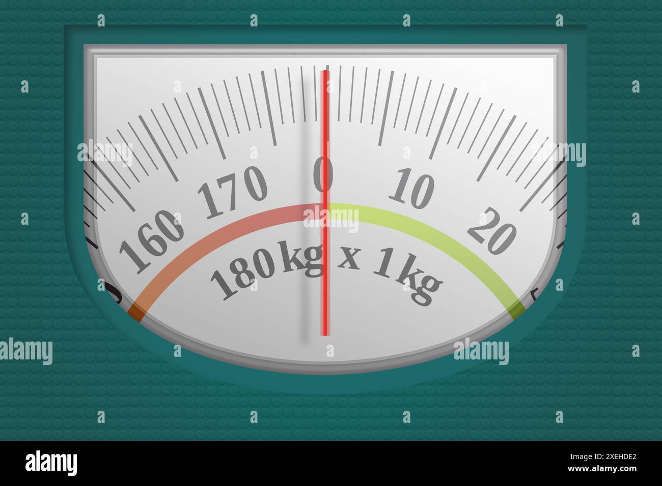 Personal scale 0 Kg Stock Photo - Alamy