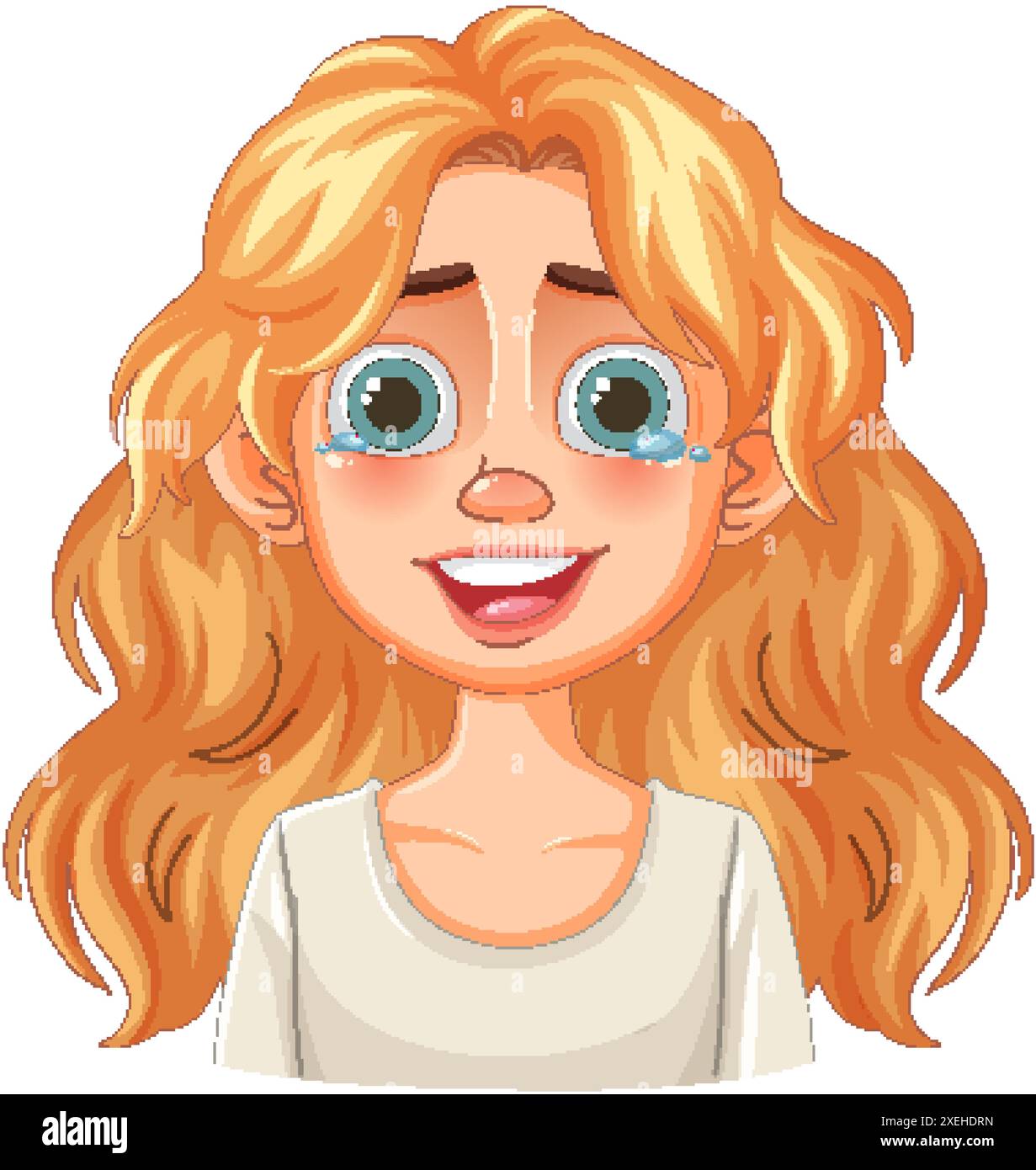 Tears of happiness Stock Vector Images - Alamy