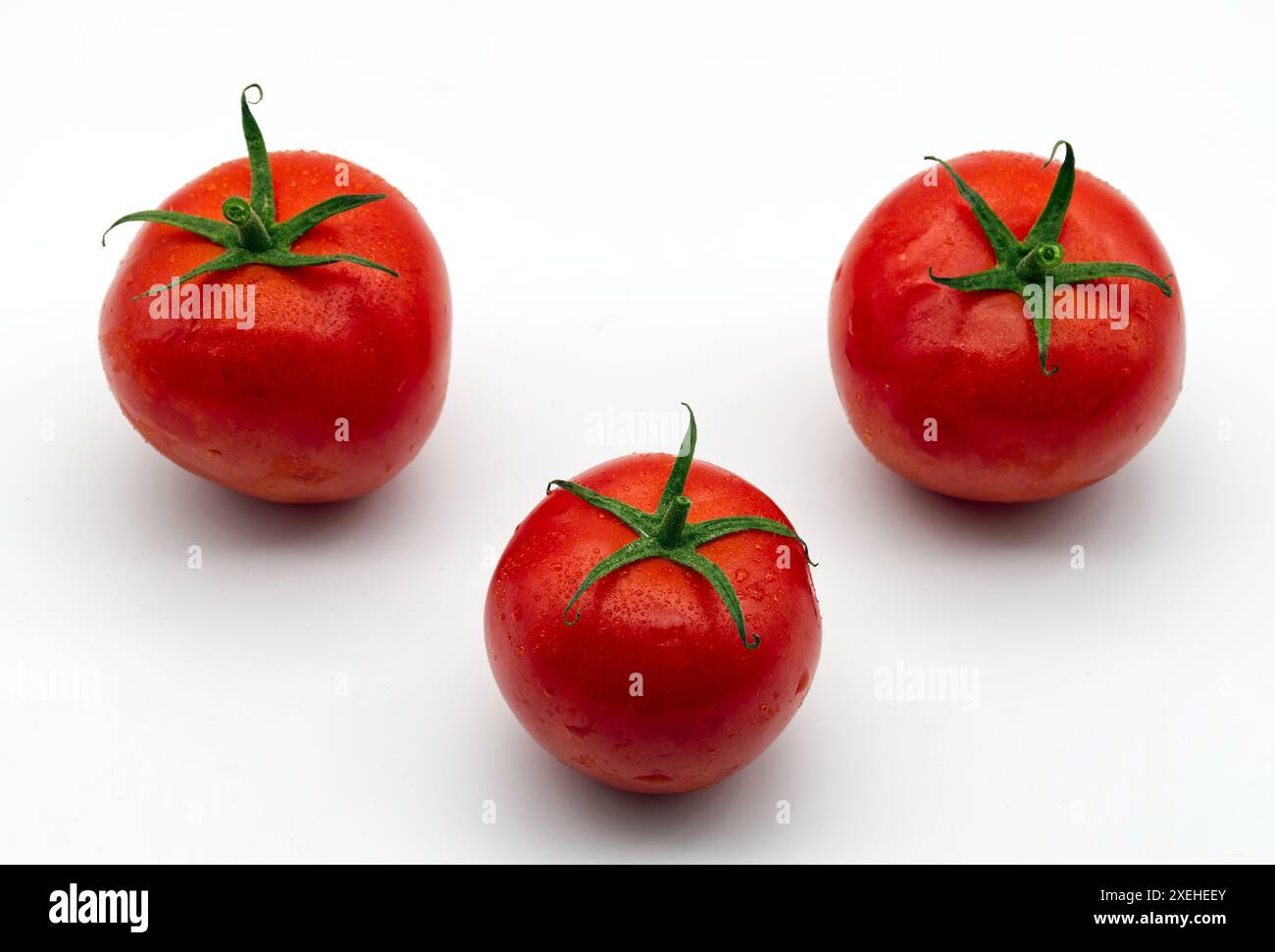 Fresh red cherry Italian tomatoes isolated on white background Stock ...