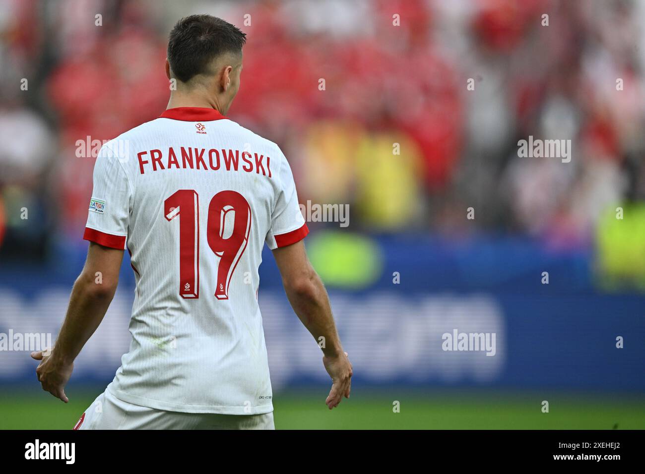 BERLIN, GERMANY - JUNE 21: Frankowski of Poland during the UEFA EURO ...