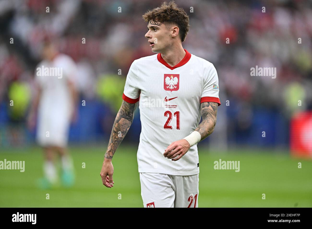 BERLIN, GERMANY - JUNE 21: Nicola Zalewski of Poland during the UEFA ...