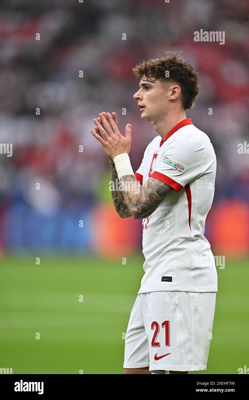 BERLIN, GERMANY - JUNE 21: Nicola Zalewski of Poland during the UEFA ...