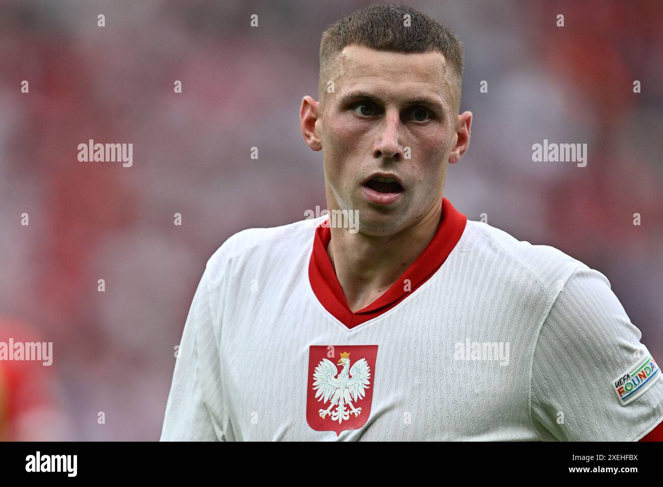 BERLIN, GERMANY - JUNE 21: Jakub Piotrowski during the UEFA EURO 2024 ...