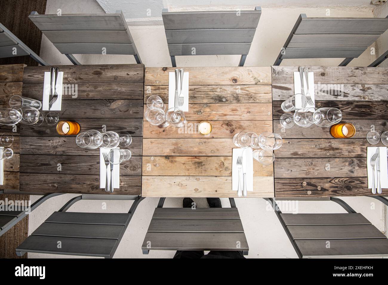 Top down view office table hi-res stock photography and images - Alamy