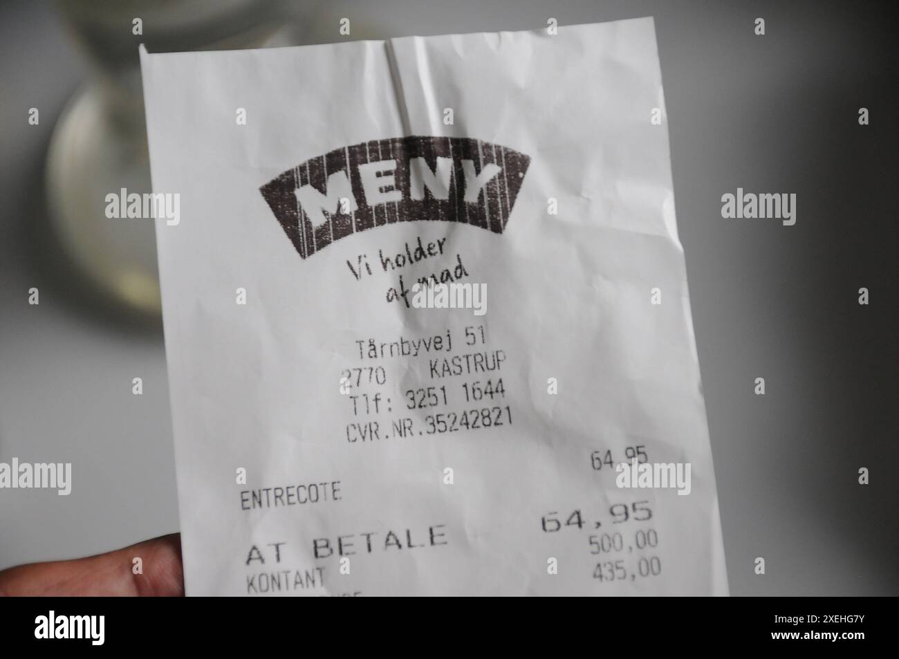 Copenhagen/ Denmark/28 June 2024/ Meny grocery store in danish capital ...