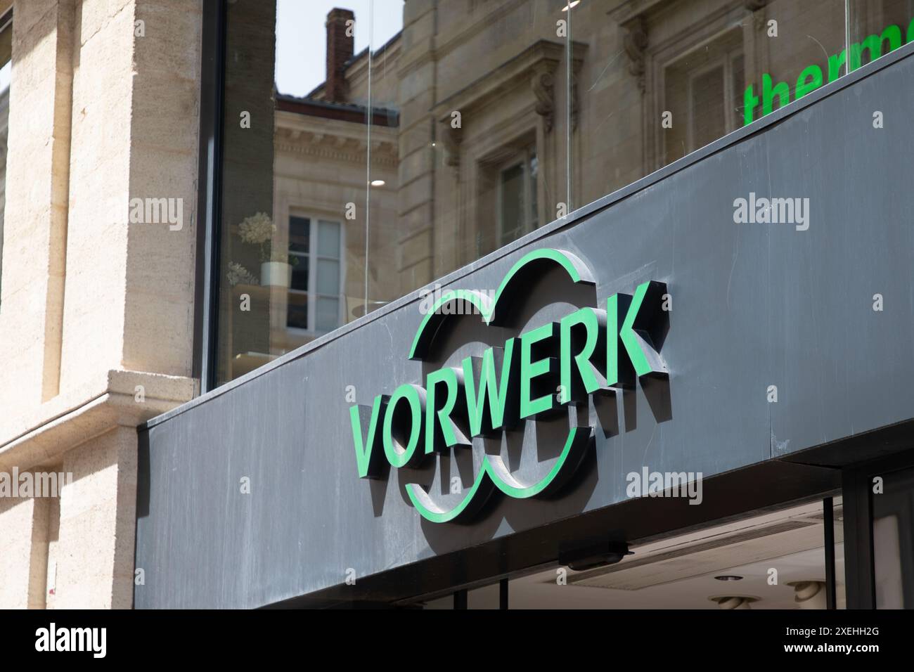 Bordeaux , France - 06 15 2024 : vorwerk sign text and brand logo on ...