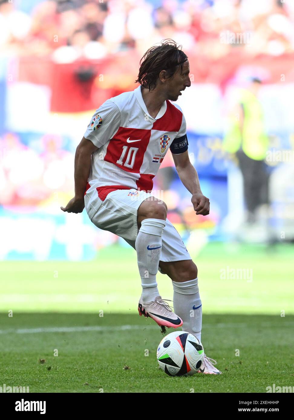 HAMBURG, GERMANY - JUNE 19: Luka Modric during the UEFA EURO 2024 group ...