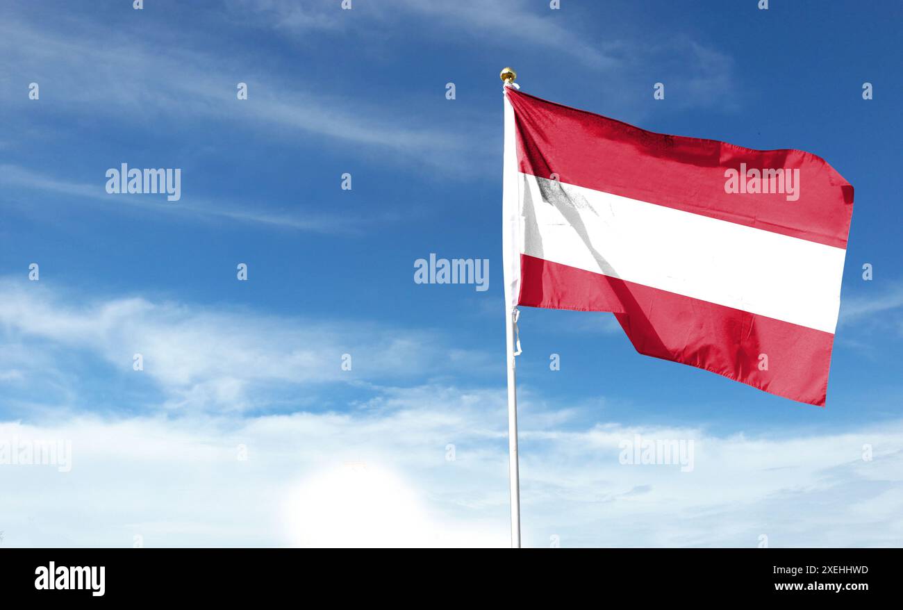 Hungarian flag blowing in wind hi-res stock photography and images - Alamy
