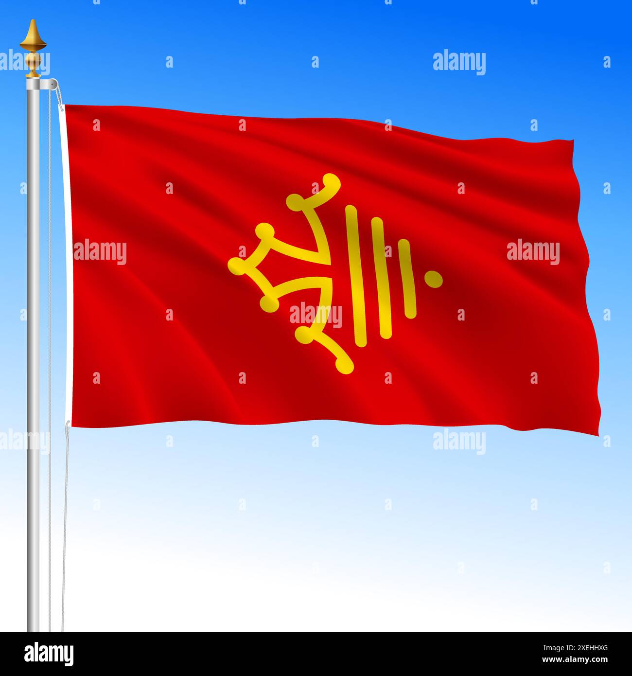 Napoleon waving flag Stock Vector Images - Alamy
