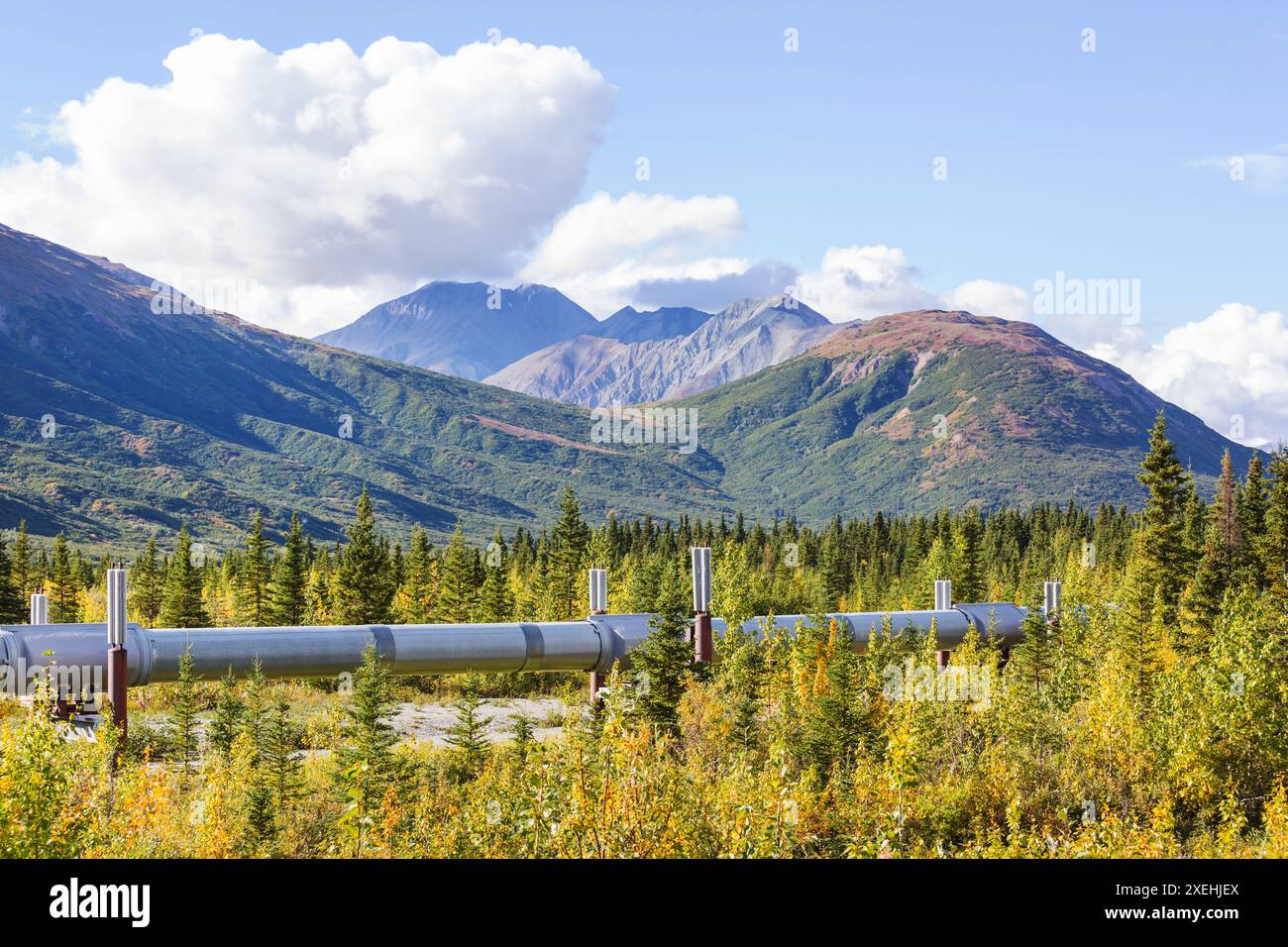 Trans alaska pipeline construction hi-res stock photography and images ...