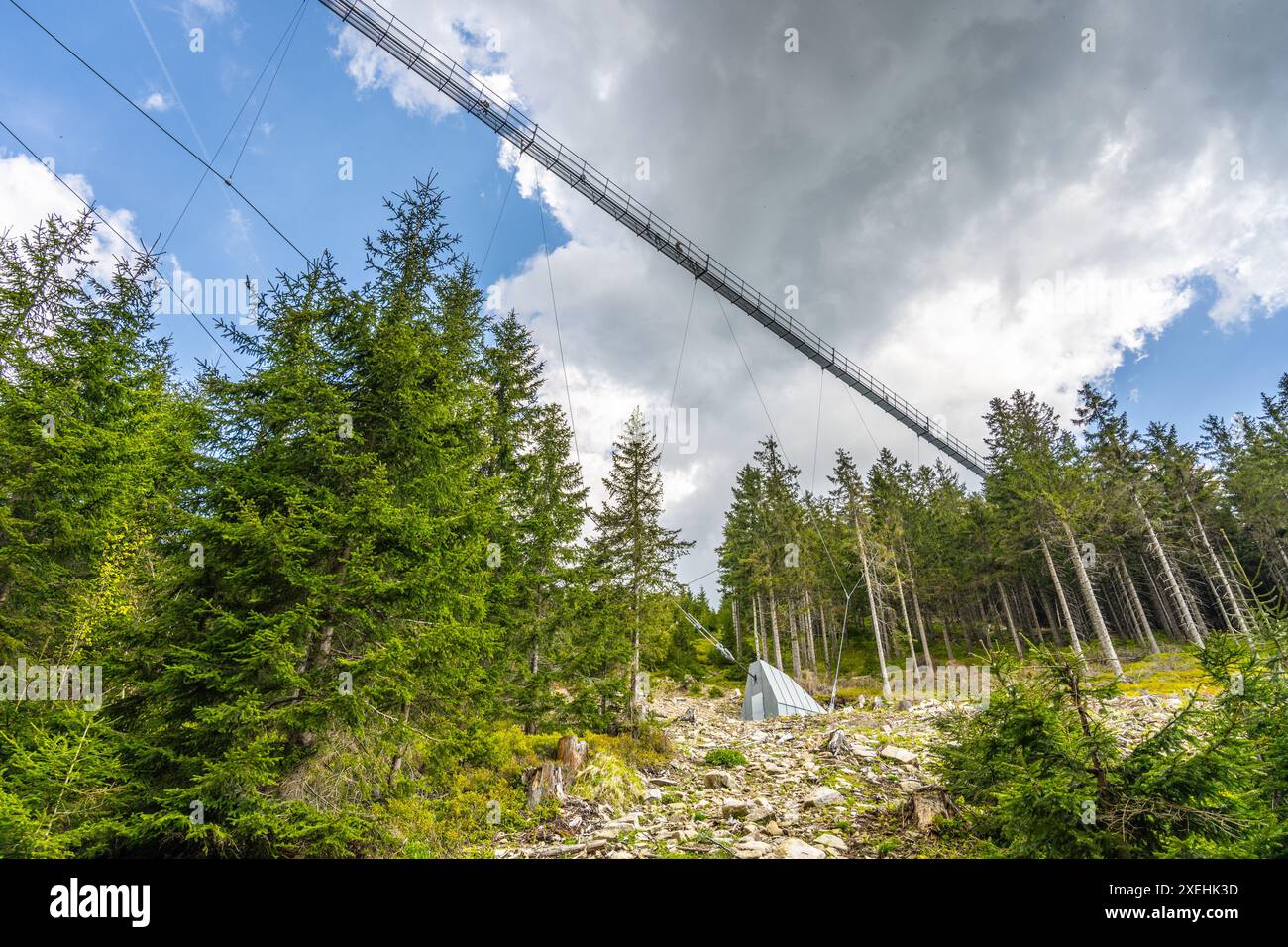 Sky Bridge 721, the worlds longest suspension footbridge in Dolni ...