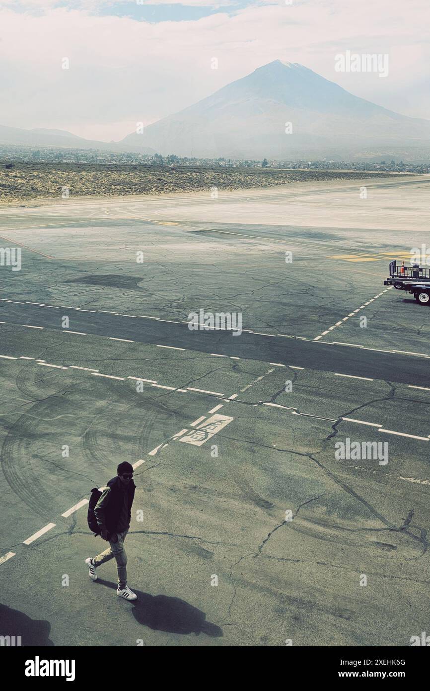 Lima. 19th June, 2024. This photo taken on June 19, 2024 shows Misti ...