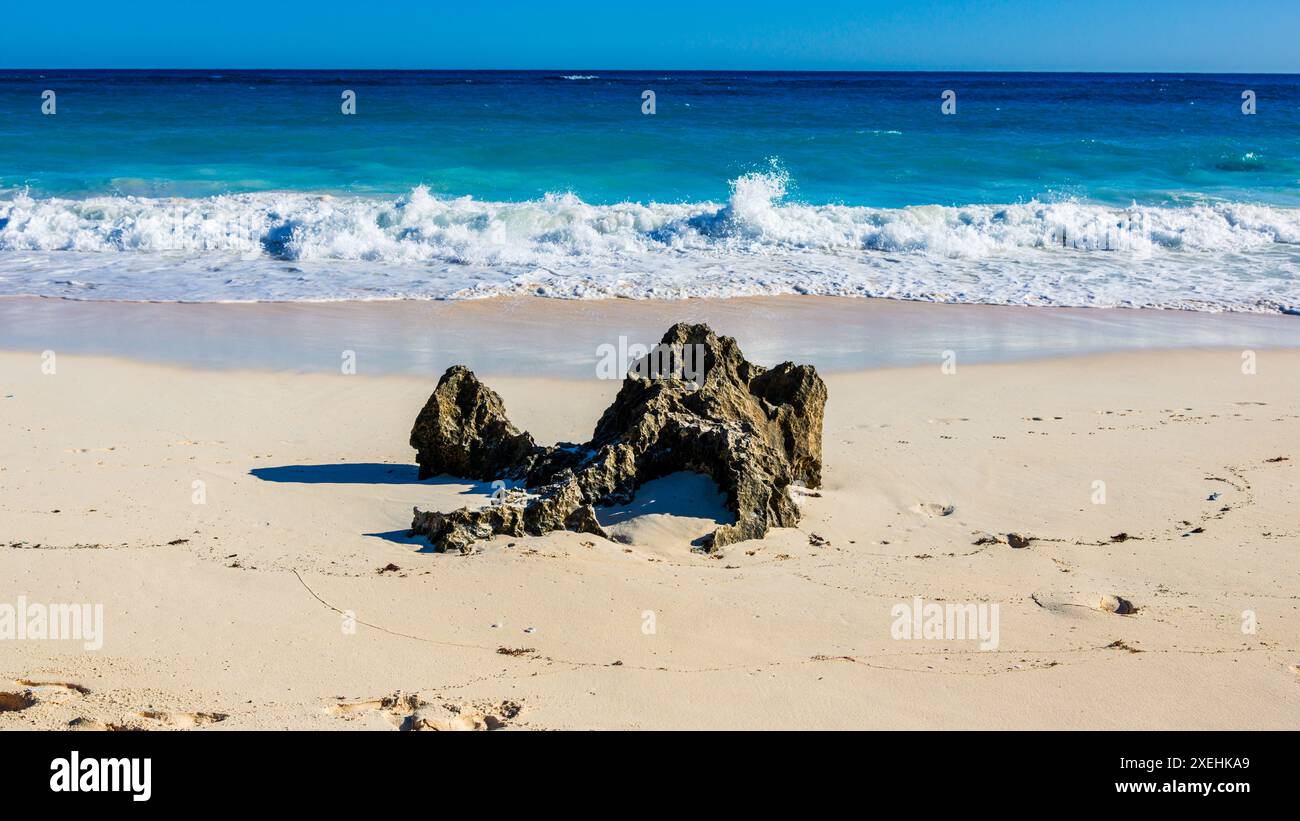 Horseshoe Bay Beach and Deep Bay Beach in Hamilton, Bermuda Stock Photo ...