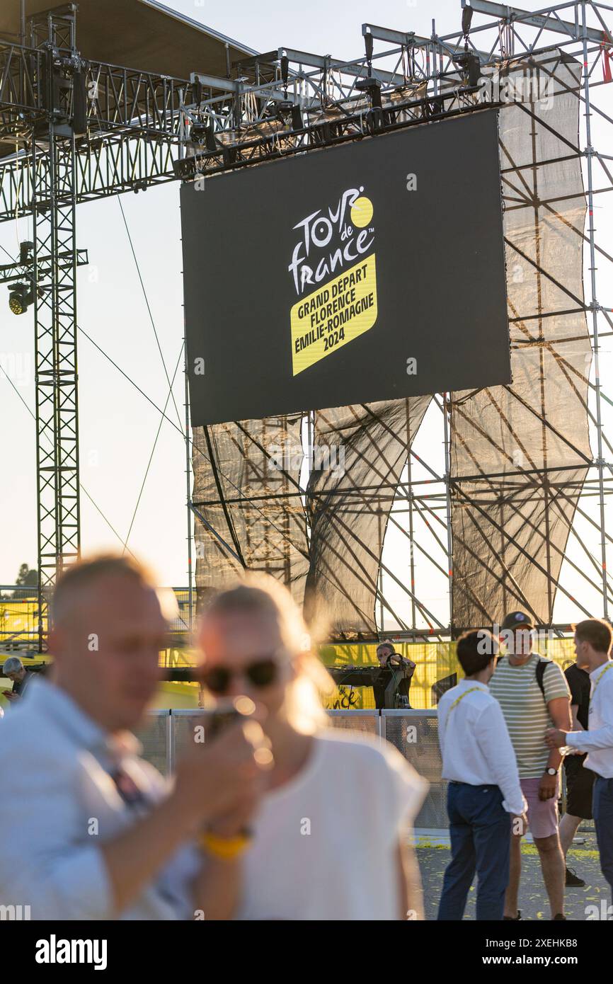 Grand Depart Florence during Team presentation, Tour De France race in ...