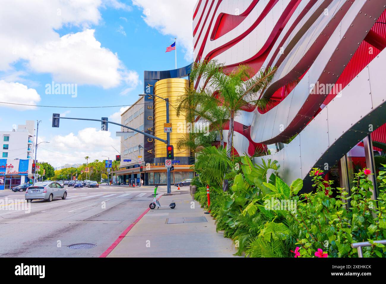Los Angeles, California - April 4, 2024: Street view of the Petersen ...
