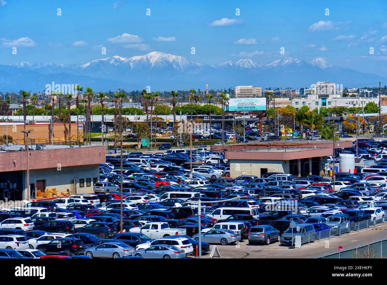 Lax airport aerial view hi-res stock photography and images - Alamy